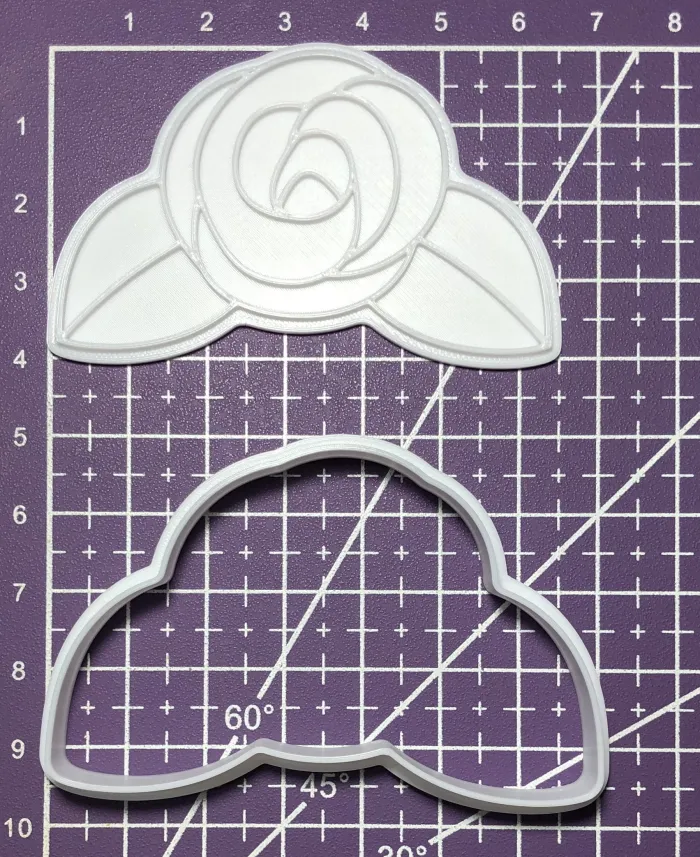 rose cookie cutter by losscutmajin | Download free STL model ...