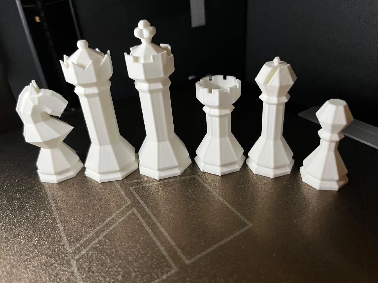 Low poly chess set by AV3D | Download free STL model | Printables.com