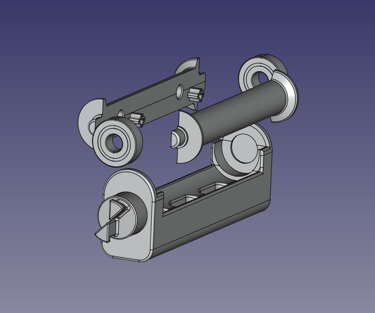 MK3 MK4 Filament Roller by Dirk | Download free STL model | Printables.com