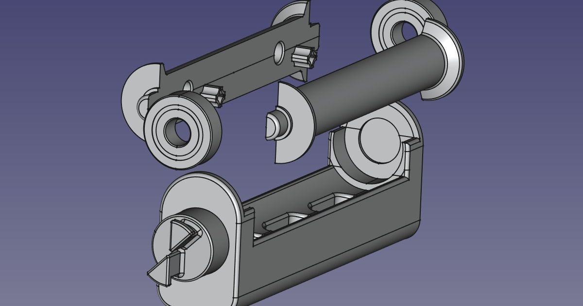 MK3 MK4 Filament Roller by Dirk | Download free STL model | Printables.com