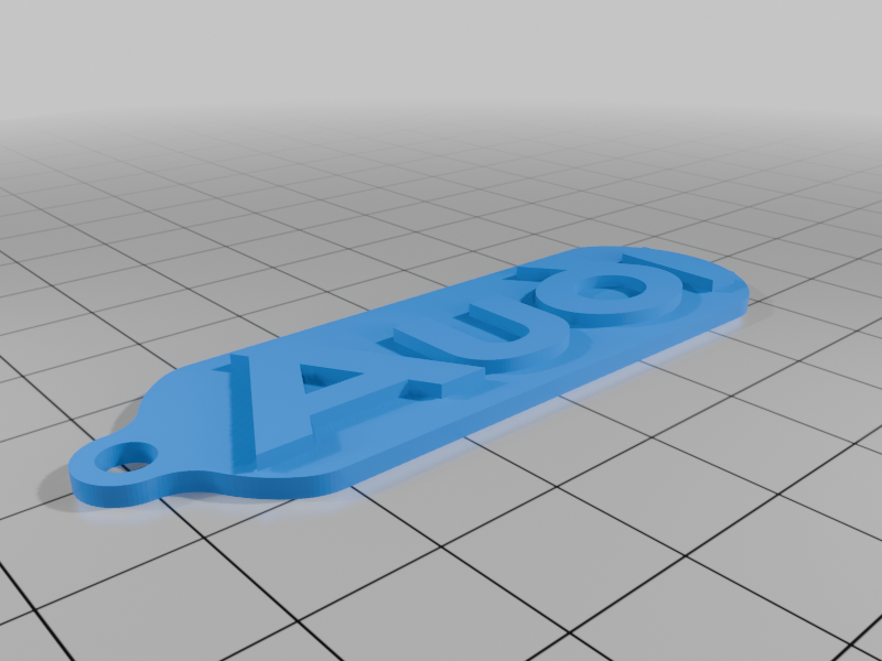 Classic AUDI Keychain by NickPetrol | Download free STL model ...