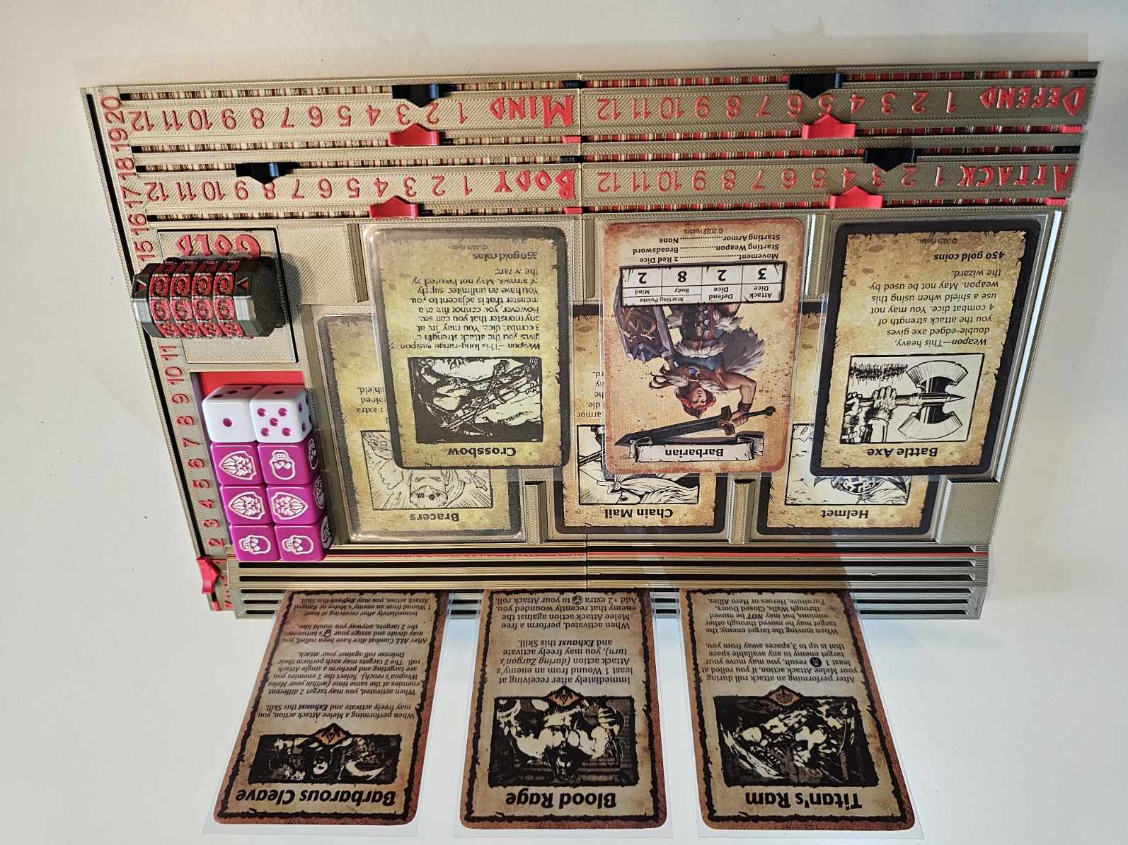 HeroQuest Player Board von MysticTome | Kostenloses STL-Modell ...