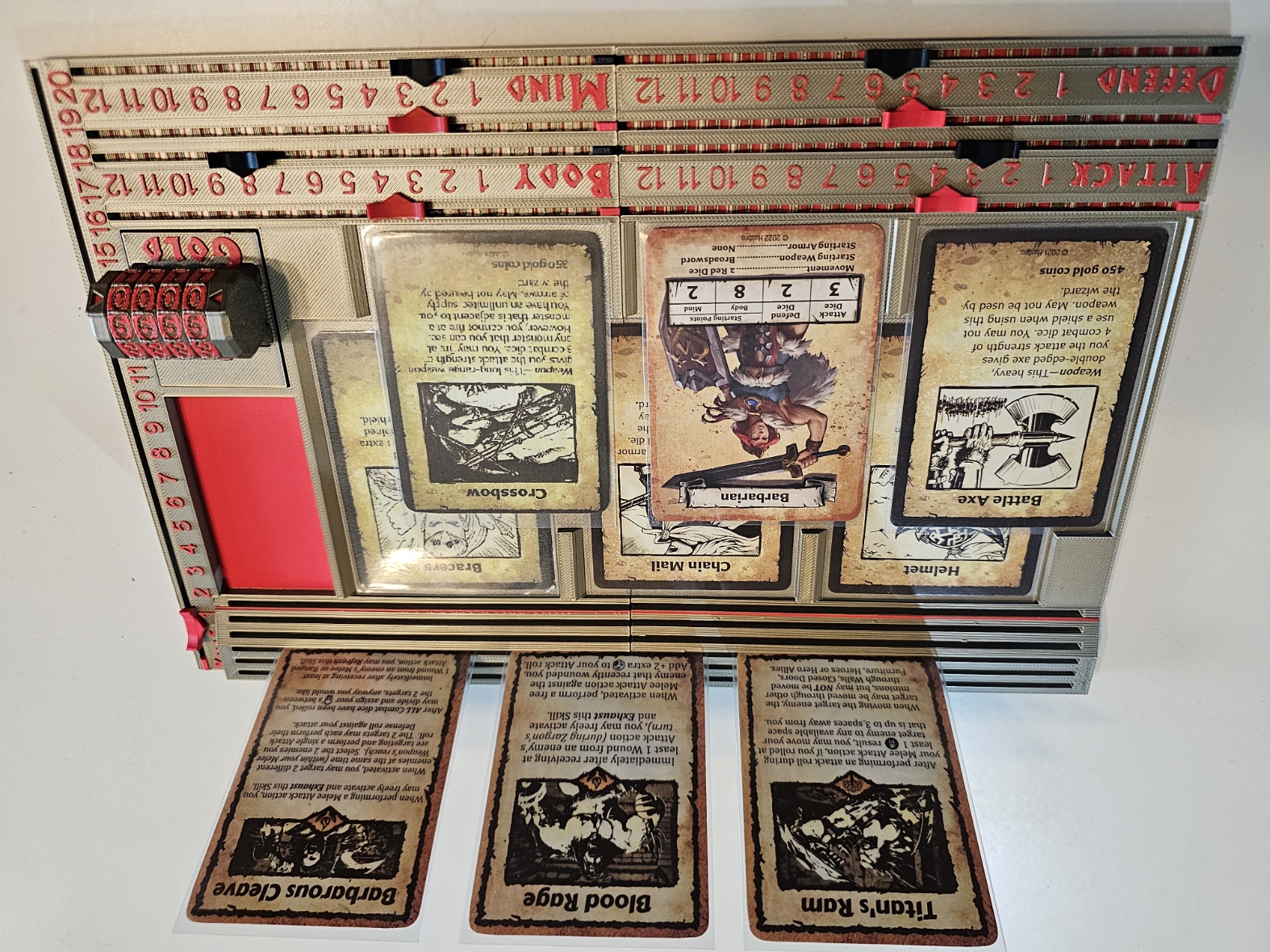 HeroQuest Player Board von MysticTome | Kostenloses STL-Modell ...