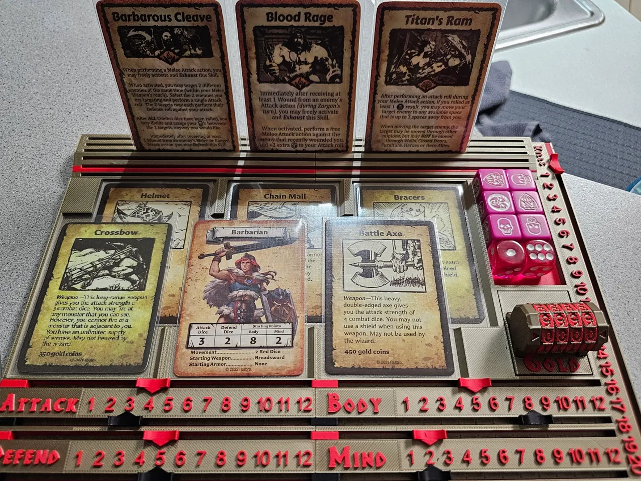 HeroQuest Player Board by MysticTome | Download free STL model ...