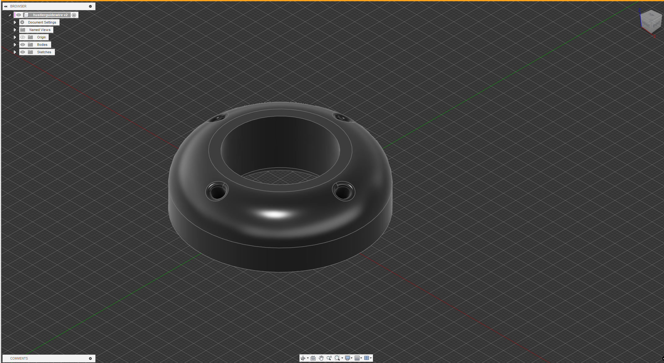 Hustler 5btv 4btv 6btv guide wire mount by tcarnathan | Download free ...