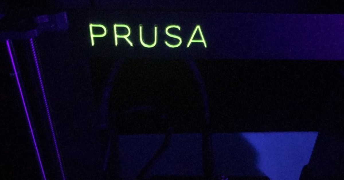 Prusa MK3 Frame Lettering Inserts by crussty | Download free STL model ...