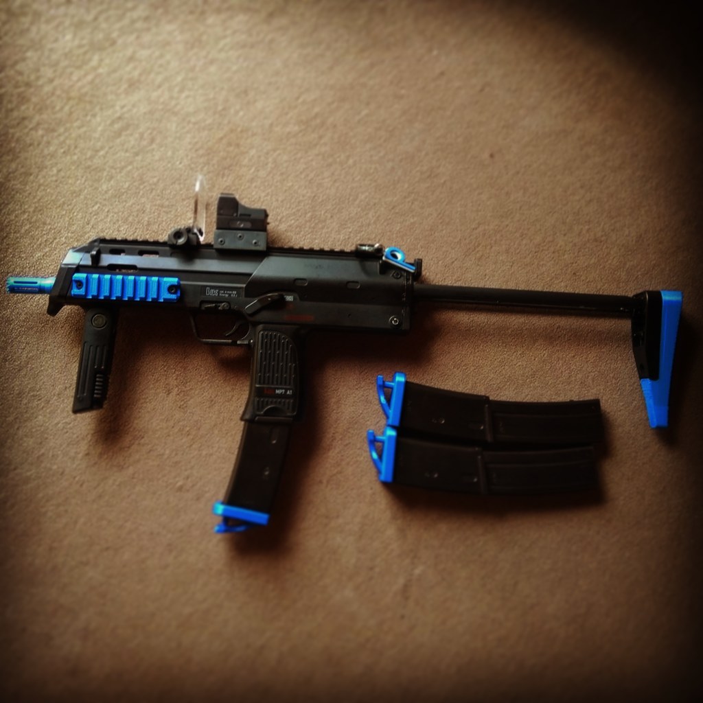 Airsoft MP7 enlarged stock by Planetler | Download free STL model ...