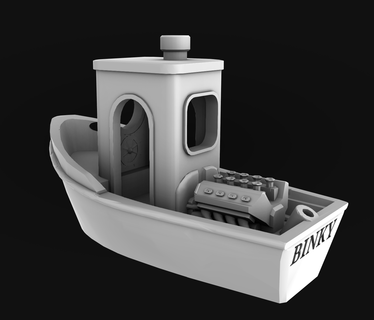 Binky Power Boat by Diablo | Download free STL model | Printables.com
