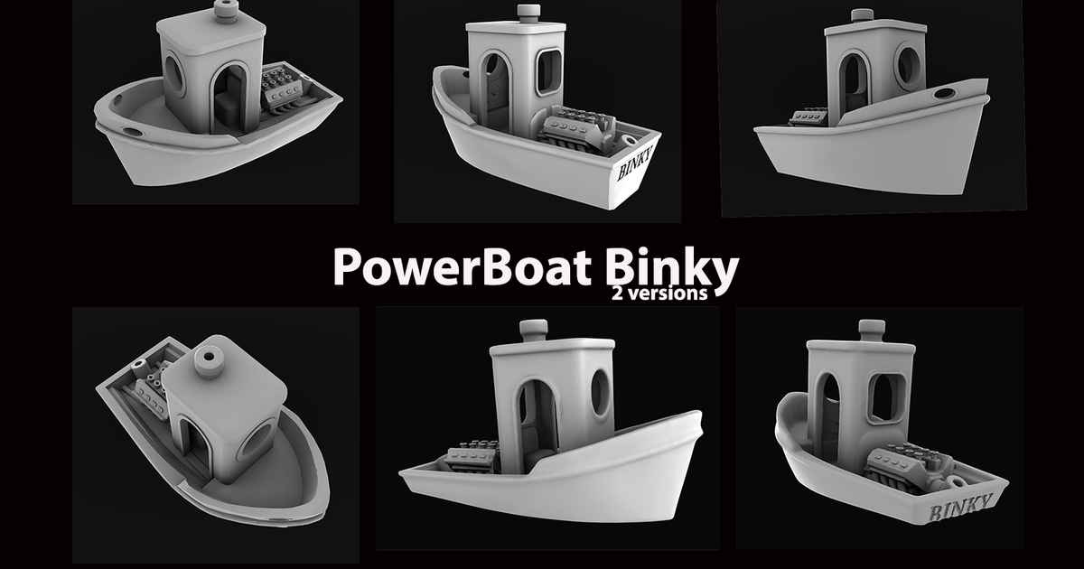 Binky Power Boat by Diablo | Download free STL model | Printables.com