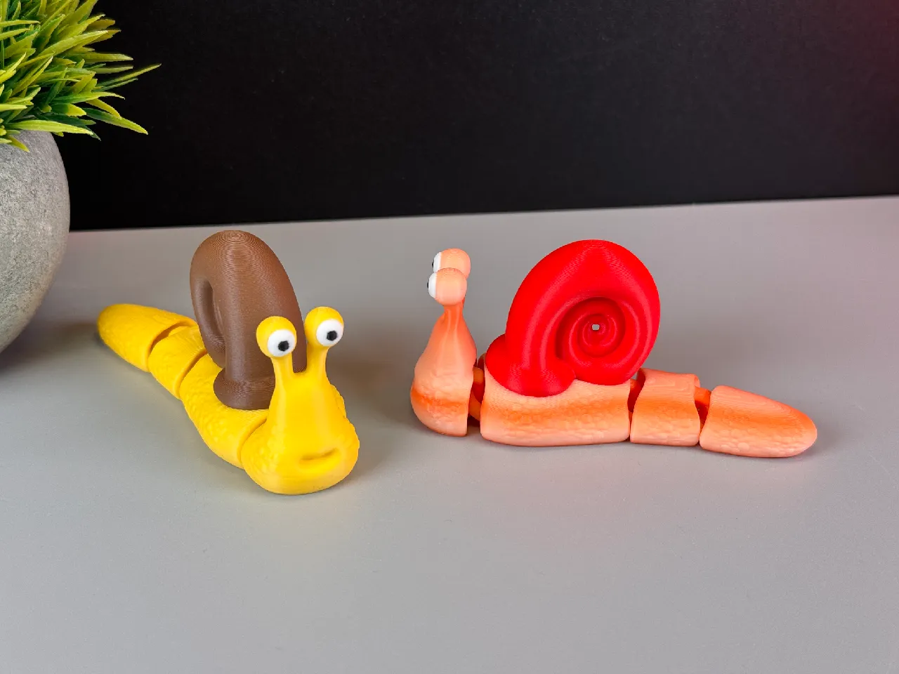 Articulated Cute Snail by 3DPrintyi | Download free STL model ...