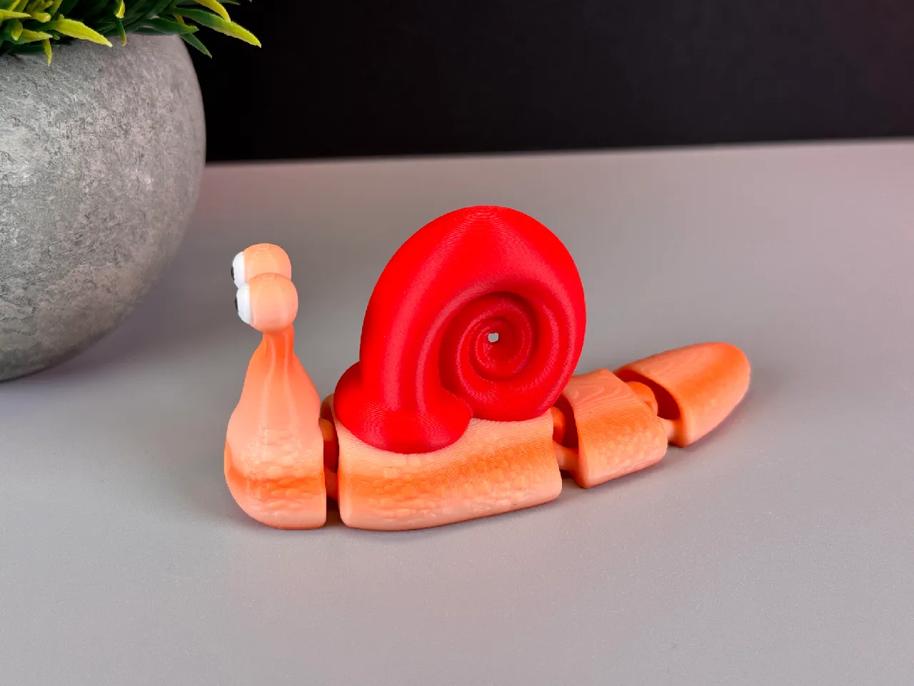 Articulated Cute Snail by 3DPrintyi | Download free STL model ...