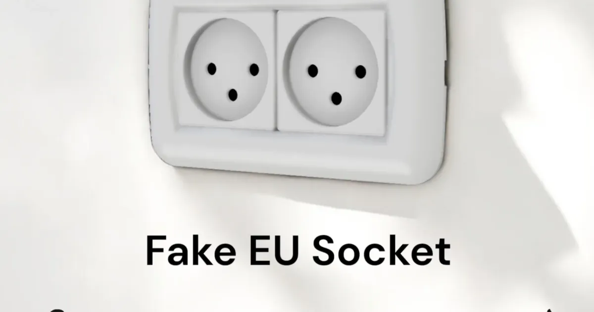 Fake EU Socket por G3D Printlab | Descargar modelo STL gratuito ...