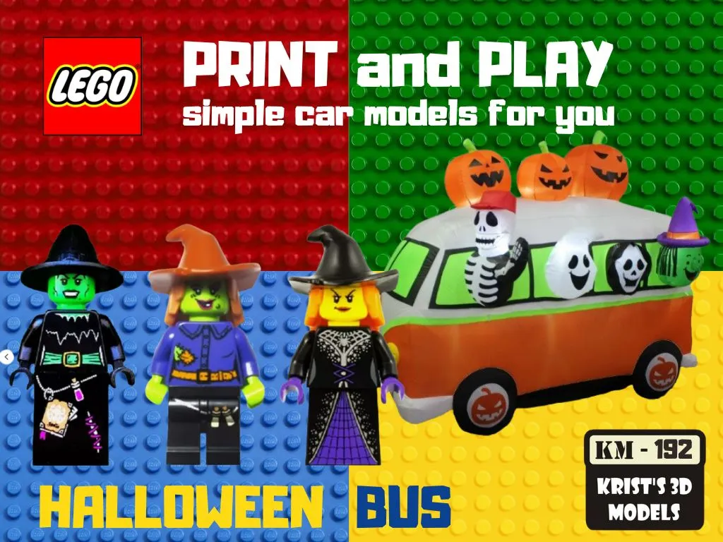 LEGO HALLOWEEN BUS by Mgr. Pavel Krist | Download free STL model ...