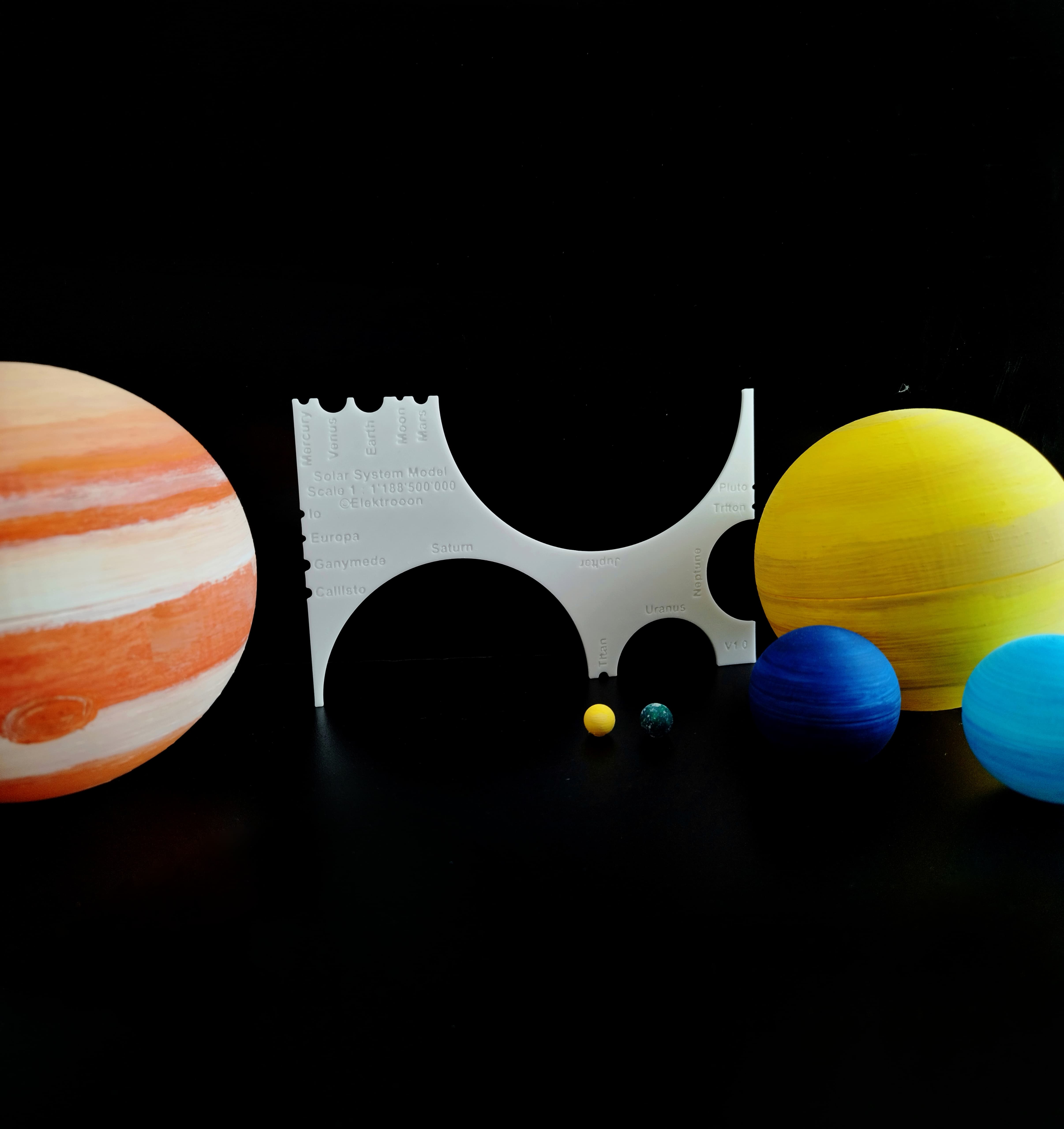 Solar System Modelling Clay Tool Template Gauge Caliper by Elektrooon ...