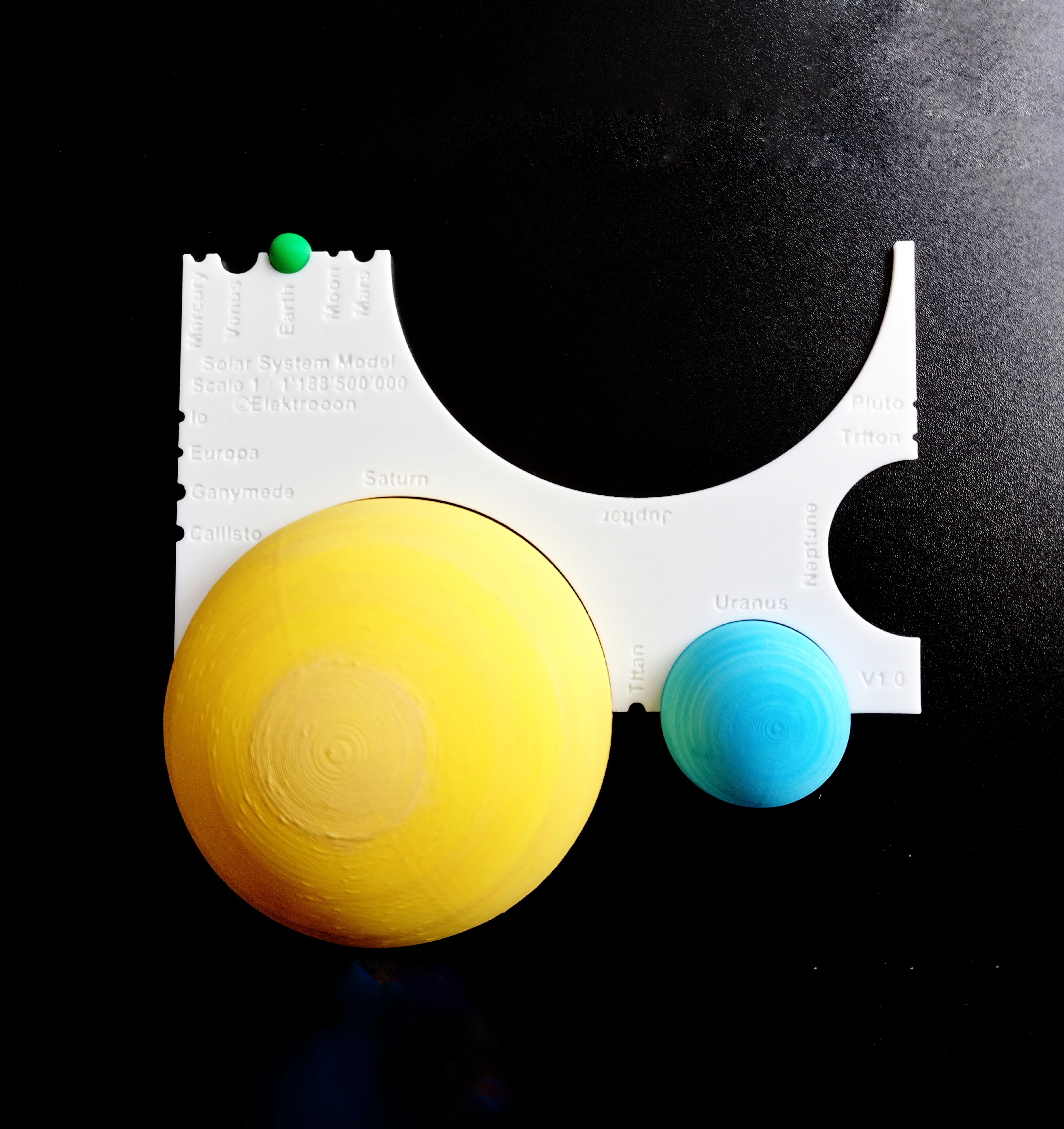 Solar System Modelling Clay Tool Template Gauge Caliper by Elektrooon ...