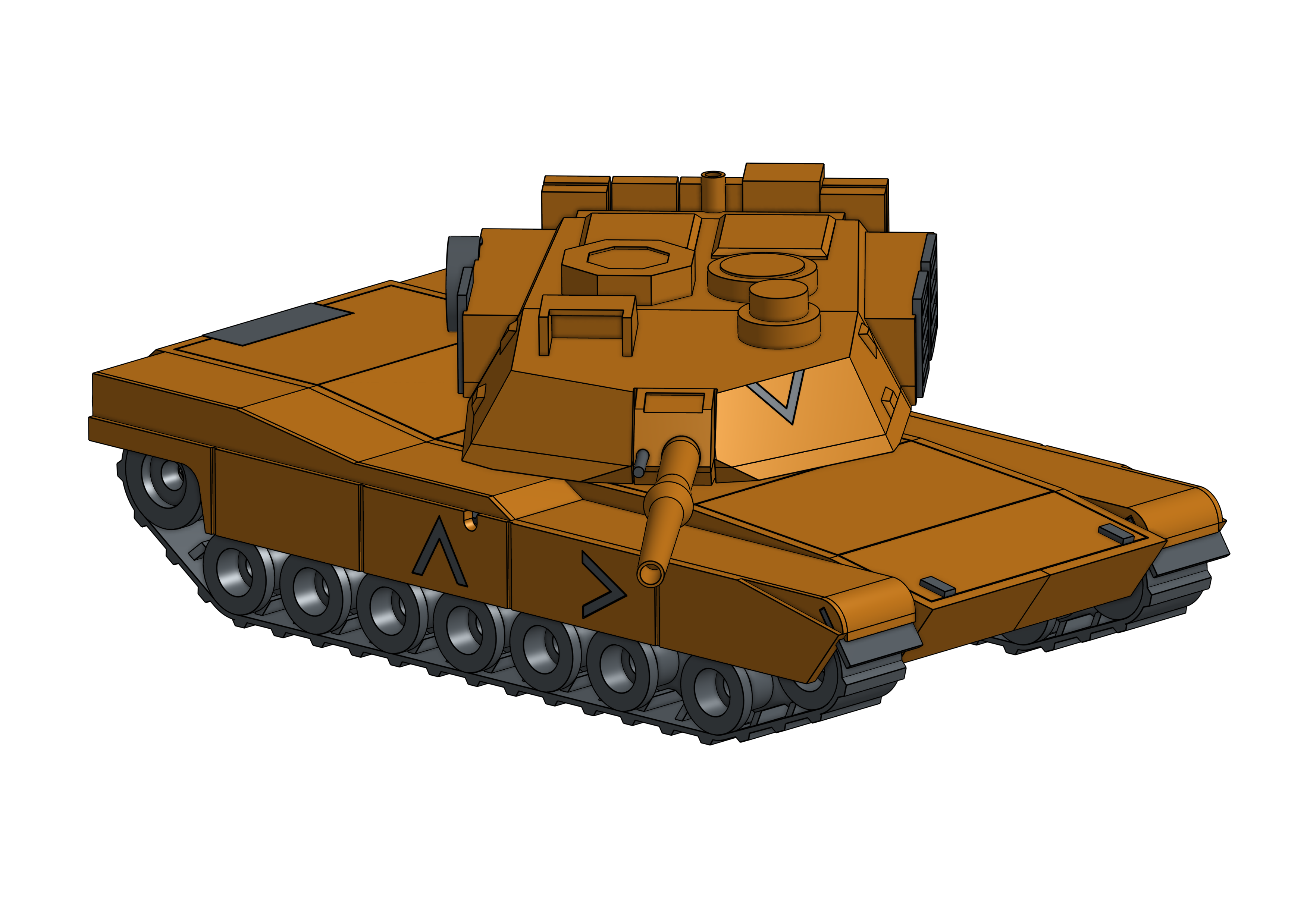 1:40 RC M1 Abrams Replica by THE MOC CHANNEL | Download free STL model ...