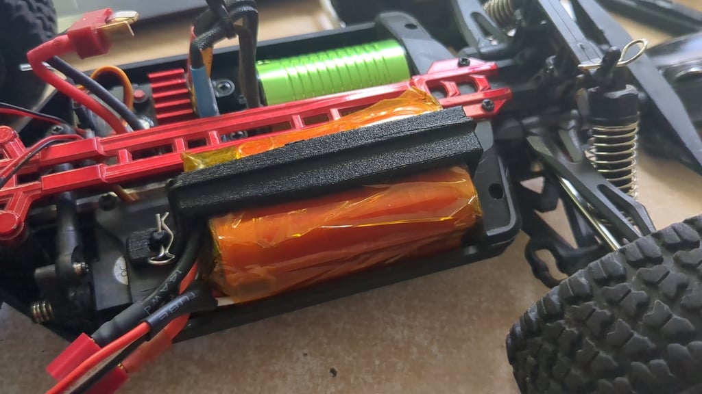2P2S battery holder for SCY RC car by Tyler Durden | Download free STL ...