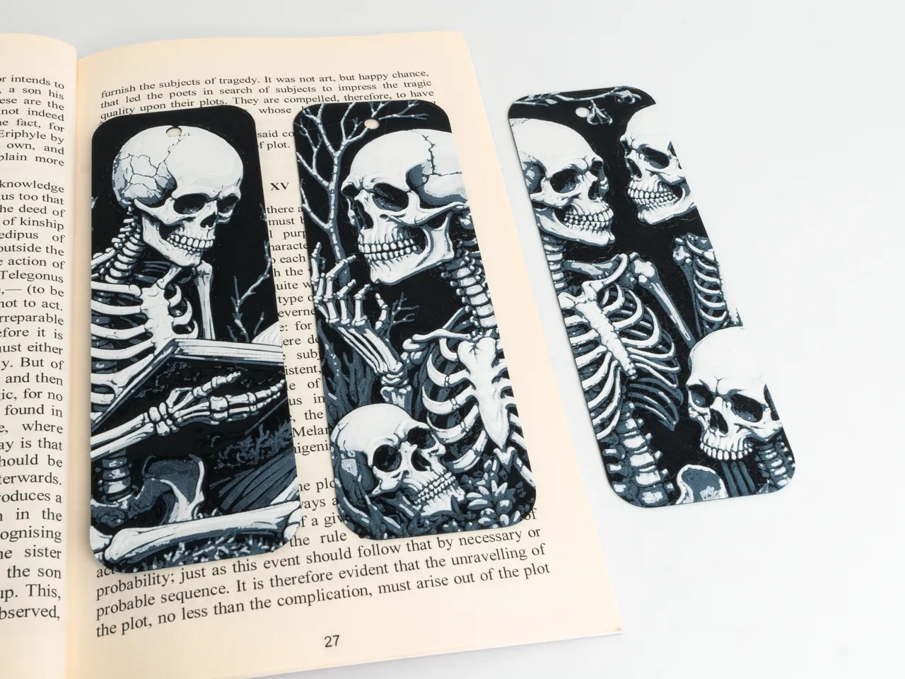 Skeleton Bookmarks by Bamingo Design | Download free STL model ...
