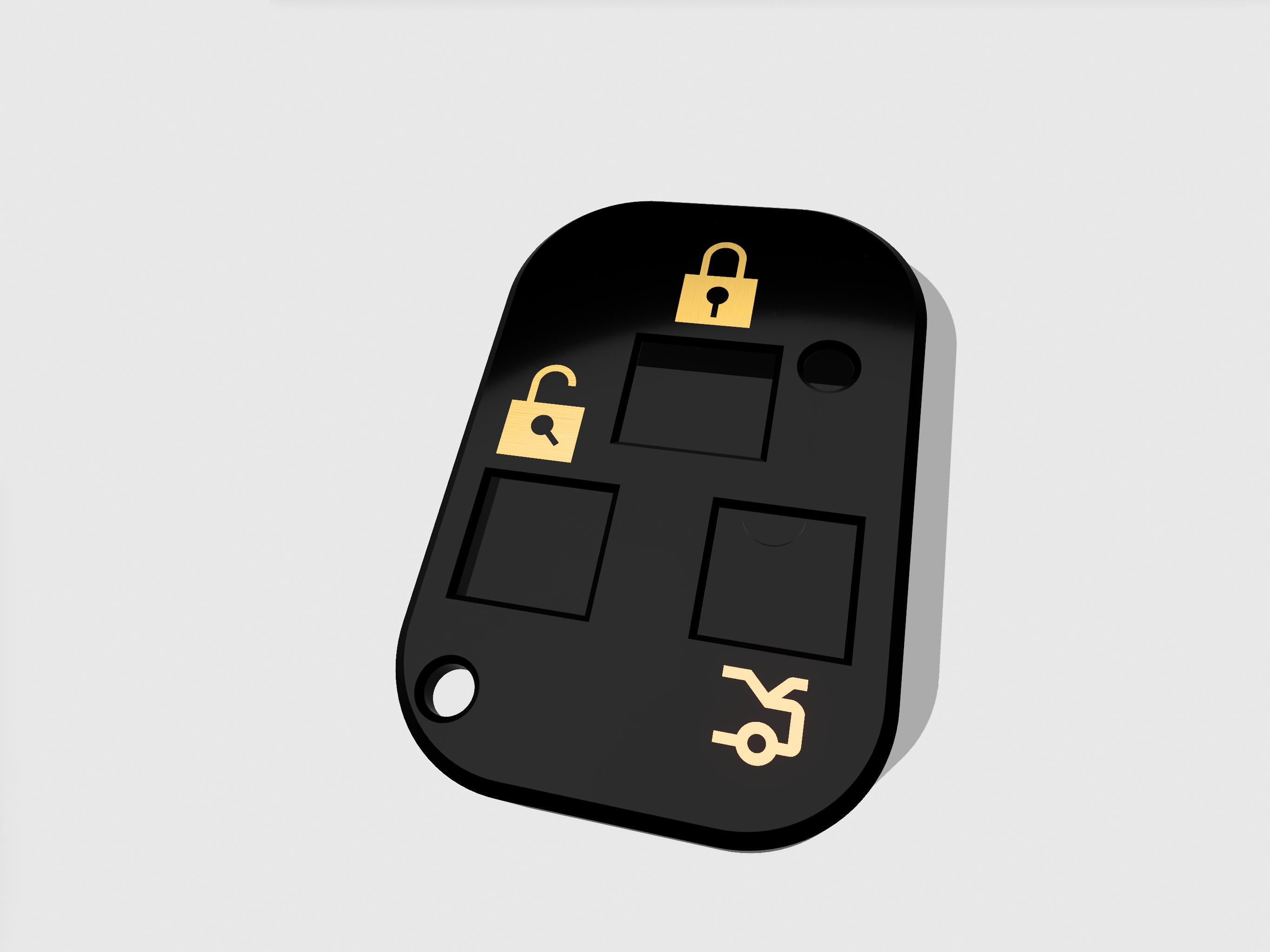 Lexus Toyota keyfob shell by makaper | Download free STL model ...