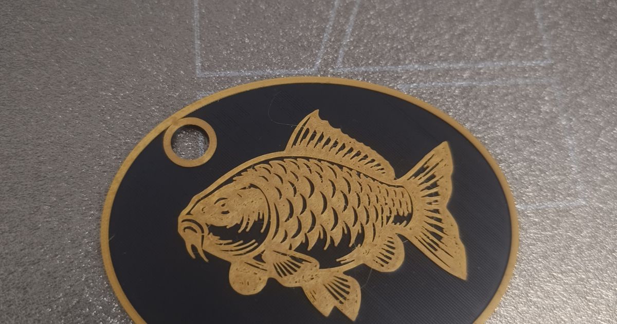 keychain karp koi by |G|A|C|E|K| | Download free STL model | Printables.com