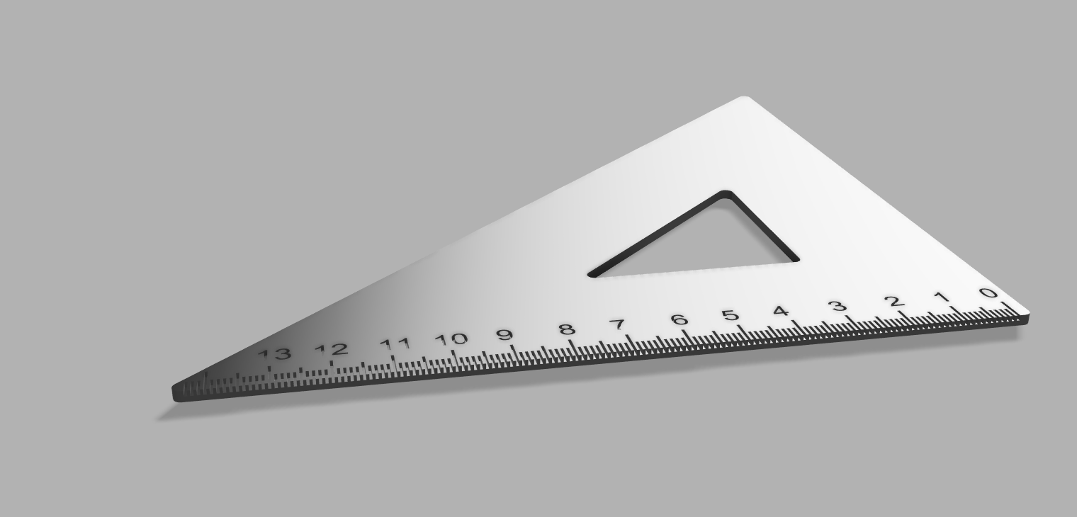 triangle ruler by ΝΕΚΤΑΡΙΟΣ ΔΟΚΙΜΟΣ | Download free STL model ...