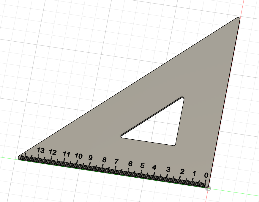 triangle ruler by ΝΕΚΤΑΡΙΟΣ ΔΟΚΙΜΟΣ | Download free STL model ...