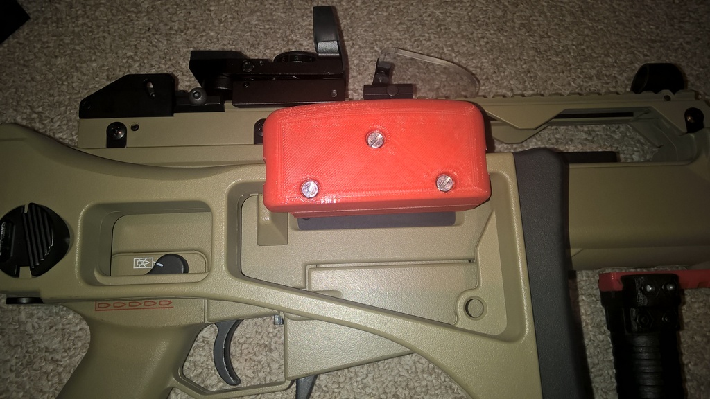 pad/cheek rest for airsoft G36c (still foldable) by Planetler ...
