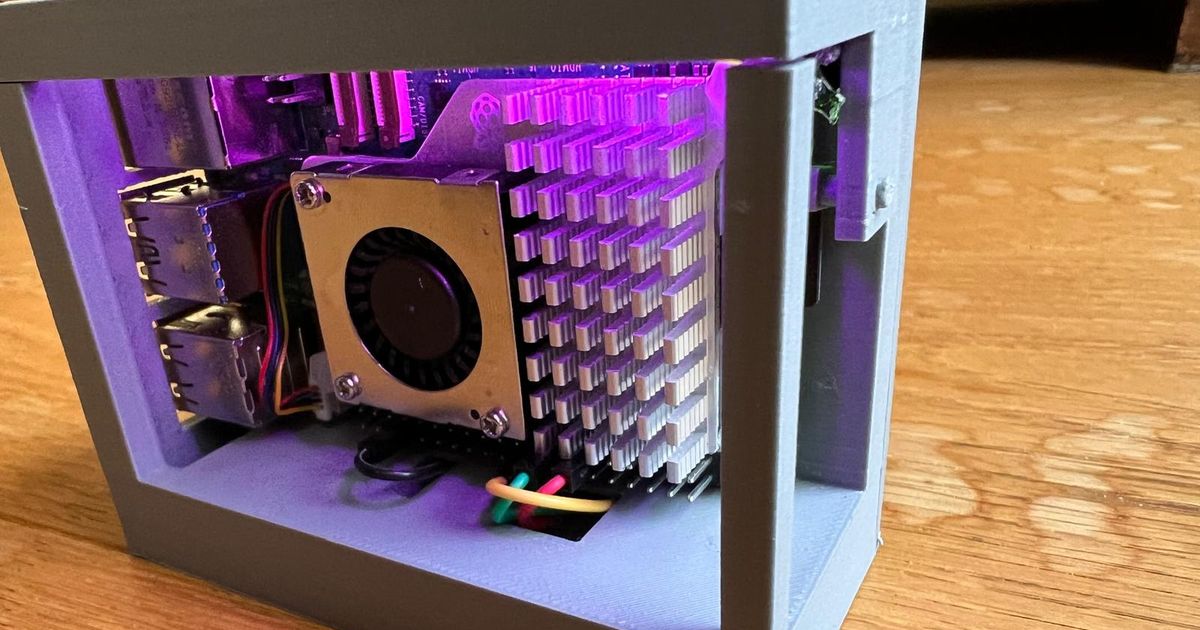 Rasberry Pi 5 RGB case by MEEL | Download free STL model | Printables.com