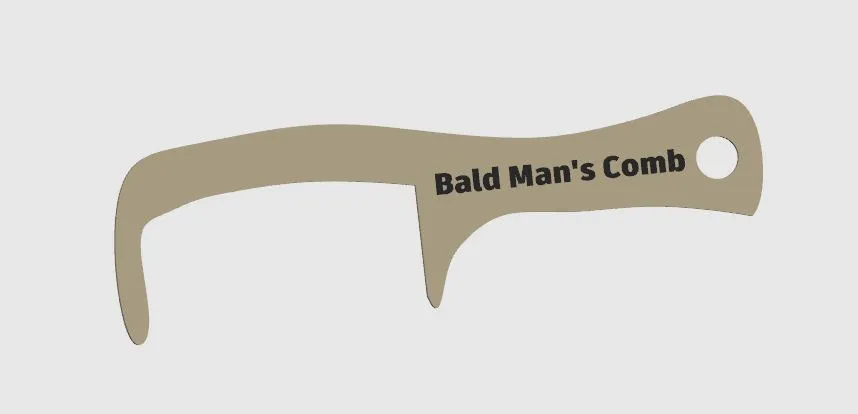 Bald Man's Comb by OkJellyFish | Download free STL model | Printables.com
