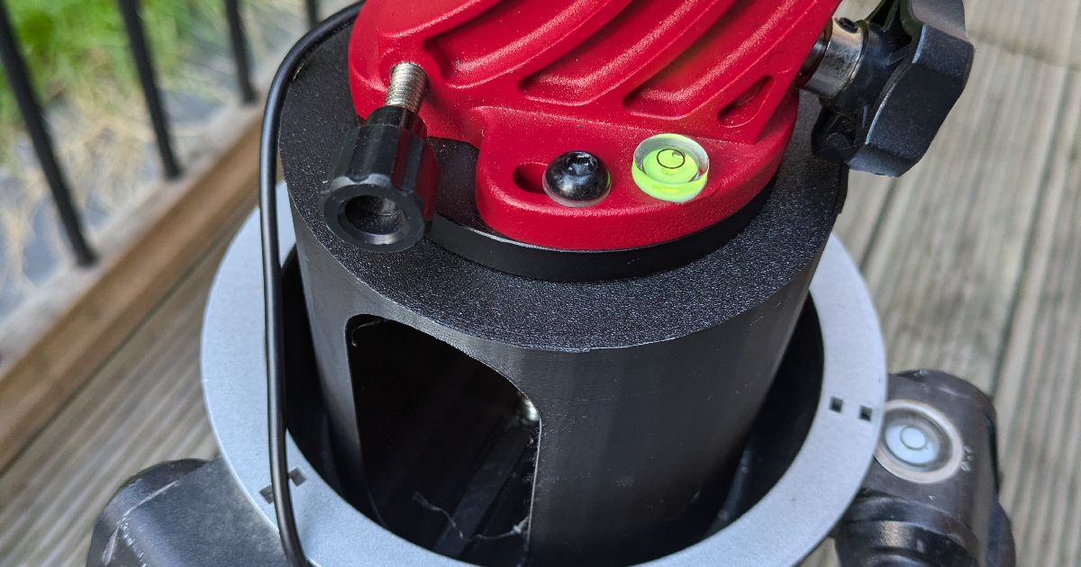 Pier for Star Adventurer Mount to AZ Goto mount. by Flyinman | Download ...