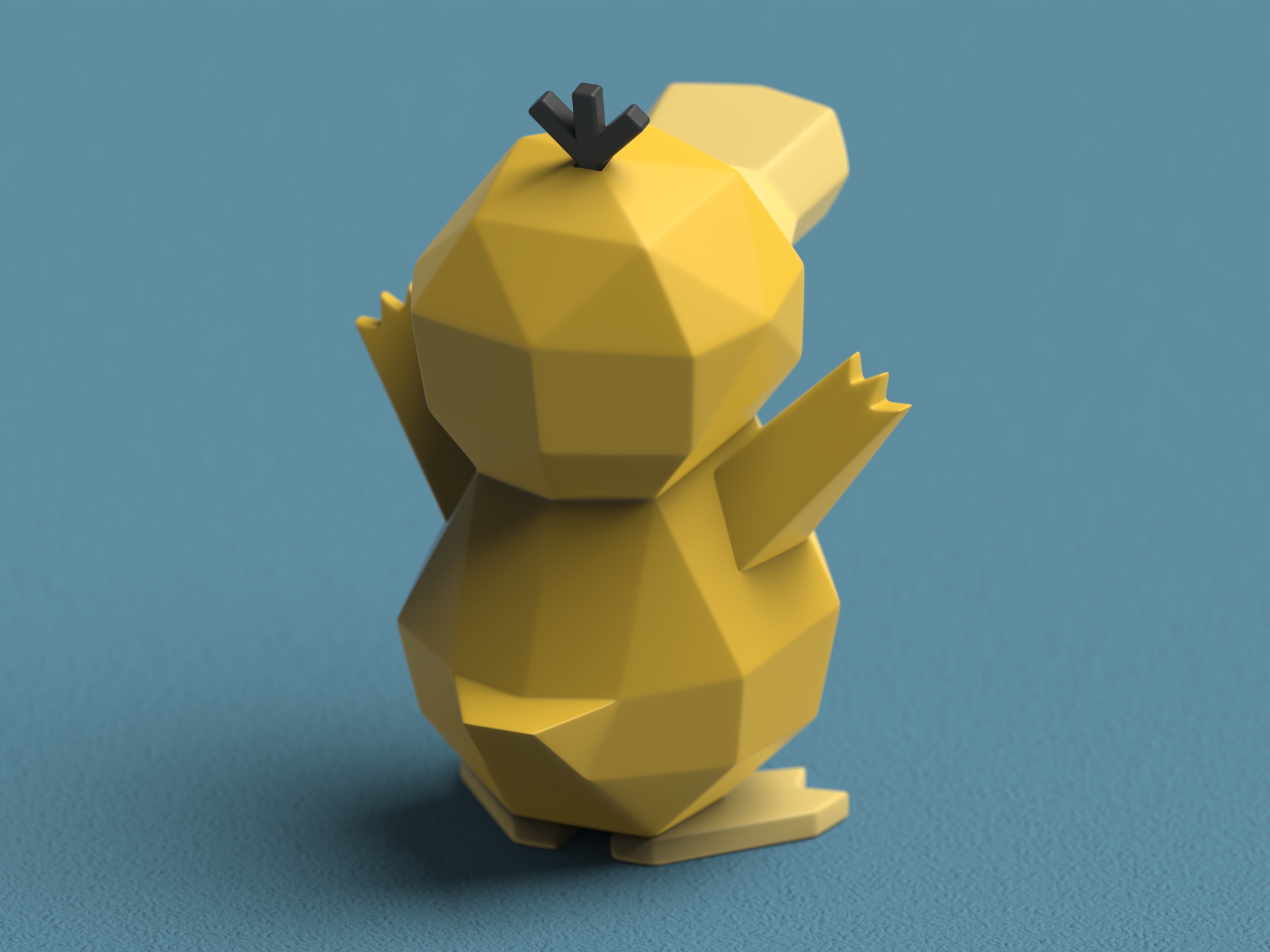 Low-poly Psyduck by Agustin Arroyo | Printables Store