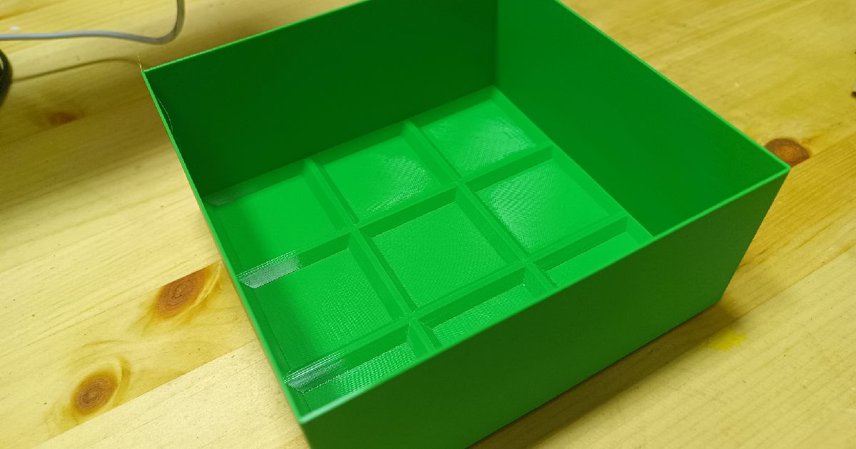 3x3 box on grid (70mm) by PaŠe | Download free STL model | Printables.com