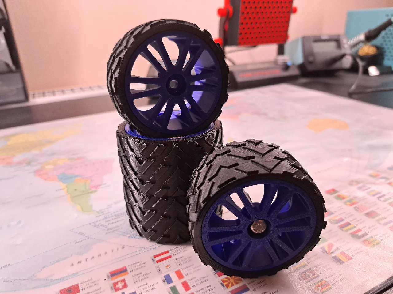 Wheel for 1:10 RC Car by How To Homemade | Download free STL model ...