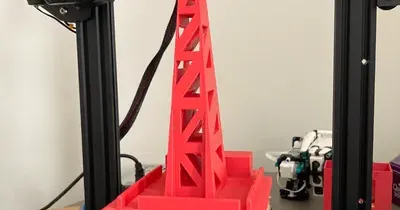 Drilling Oil Rig by ZAID WARSI | Download free STL model | Printables.com