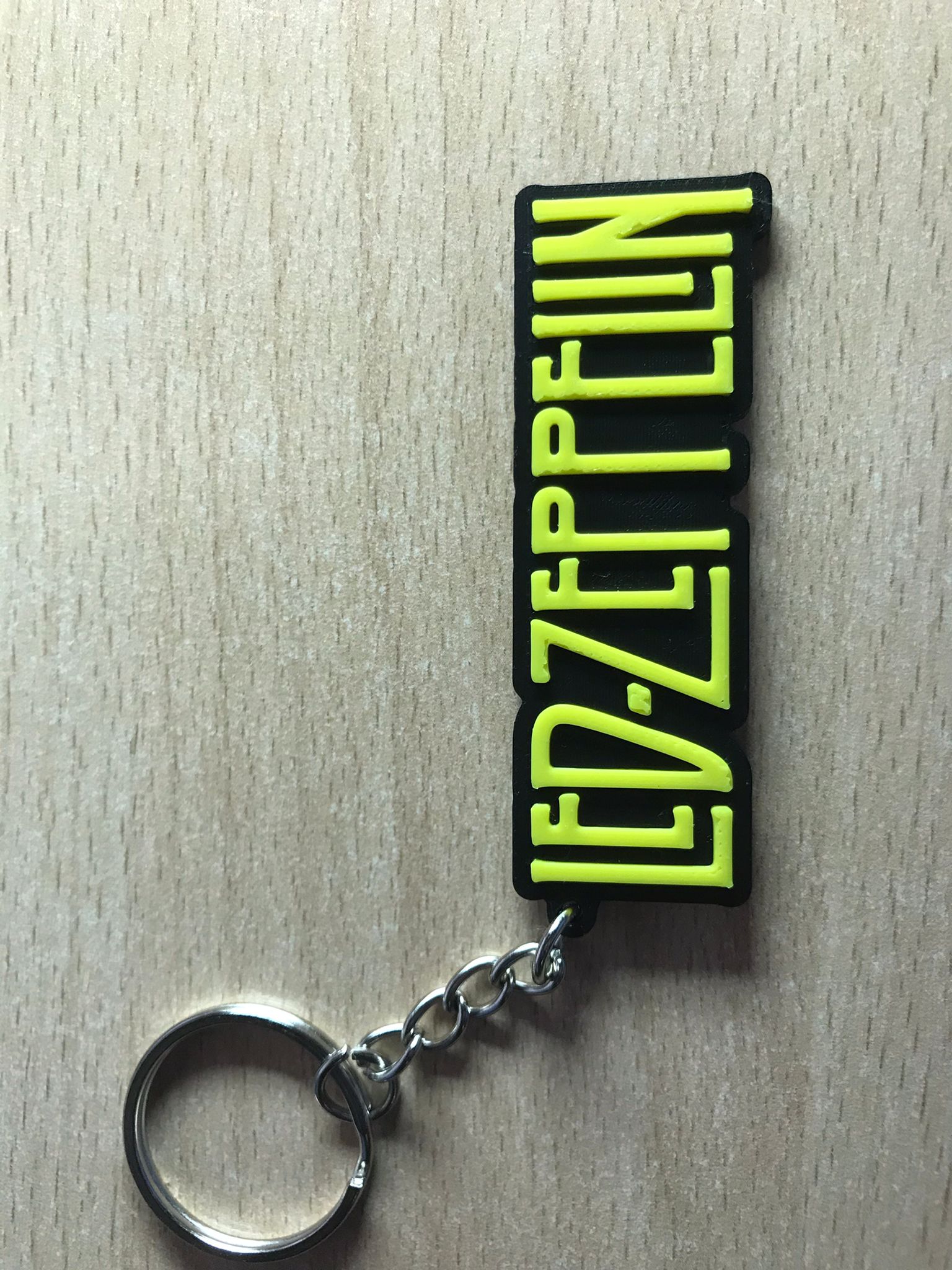Led Zeppelin Keychain by INE3DIT | Download free STL model | Printables.com