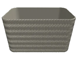 wavy design organizer by MSBstudios | Download free STL model ...