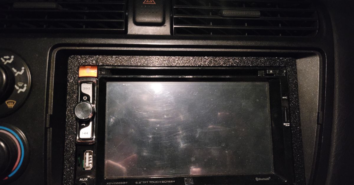 01-05 Honda Civic Frame trim for Dual xdvd269bt by hiroken55555 ...