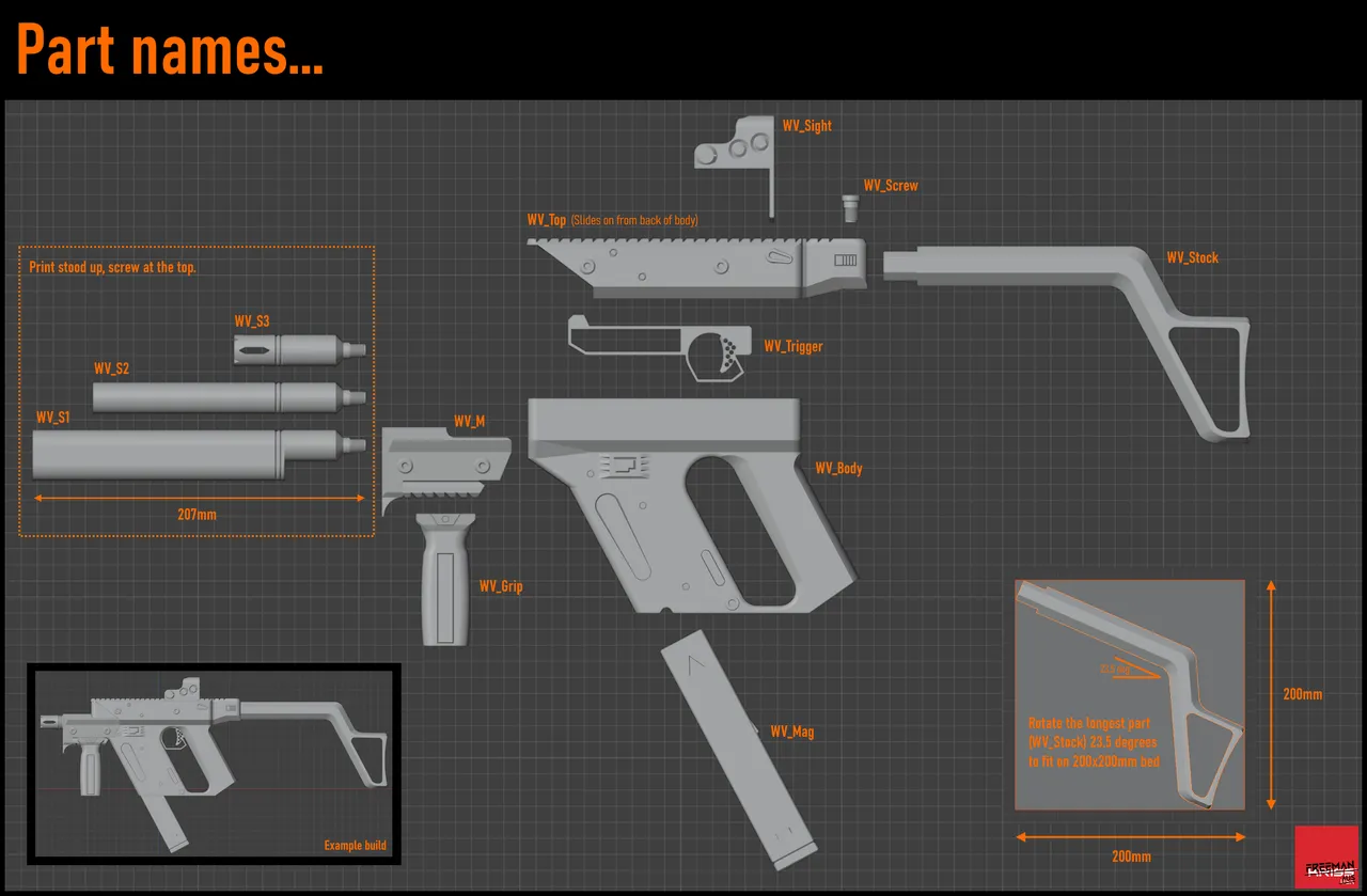 WMP VECTOR - WiiMote Pistol Vector Edition by 3DFreeman | Download free ...