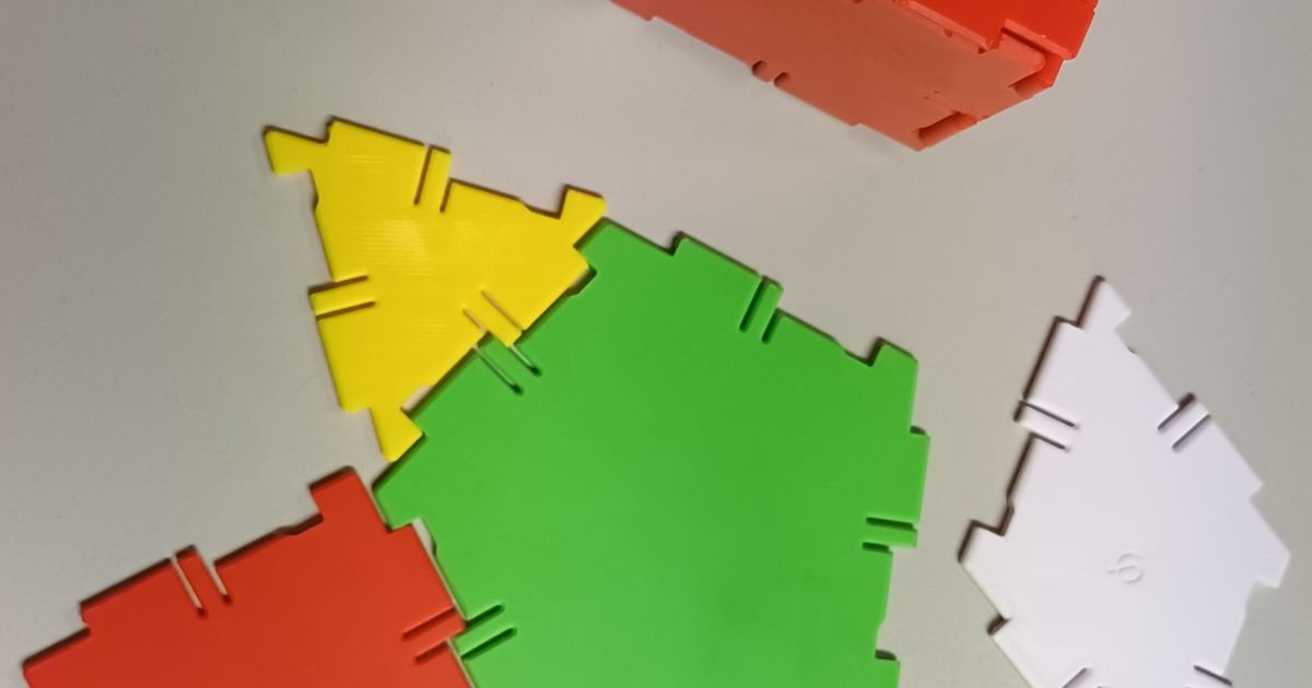 Improved Polydron panels by Kladrie | Download free STL model ...