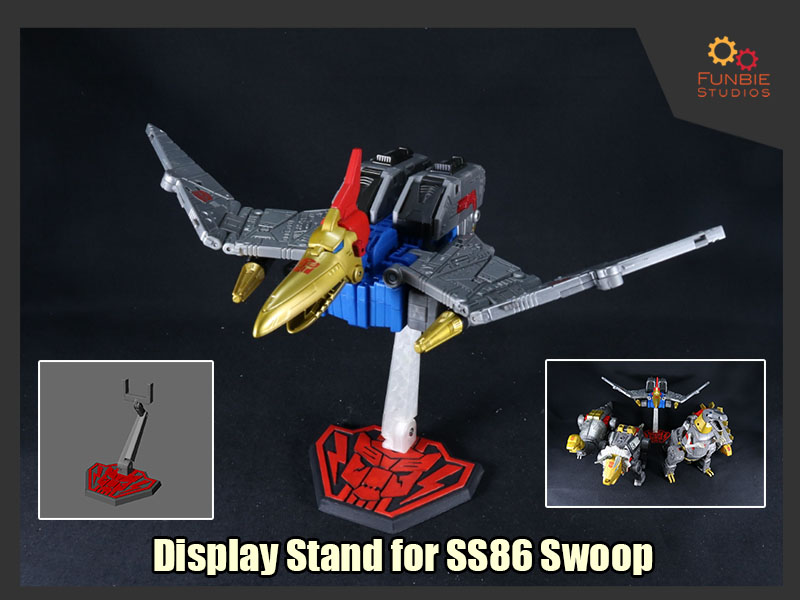 Display Stand for Transformers SS86 Swoop by Funbie Studios ...