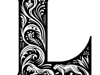 Crazy alphabet: Letter L by Nina Máčová | Download free STL model ...