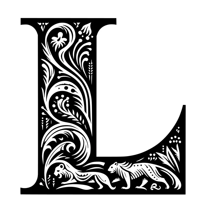 Crazy alphabet: Letter L by Nina Máčová | Download free STL model ...