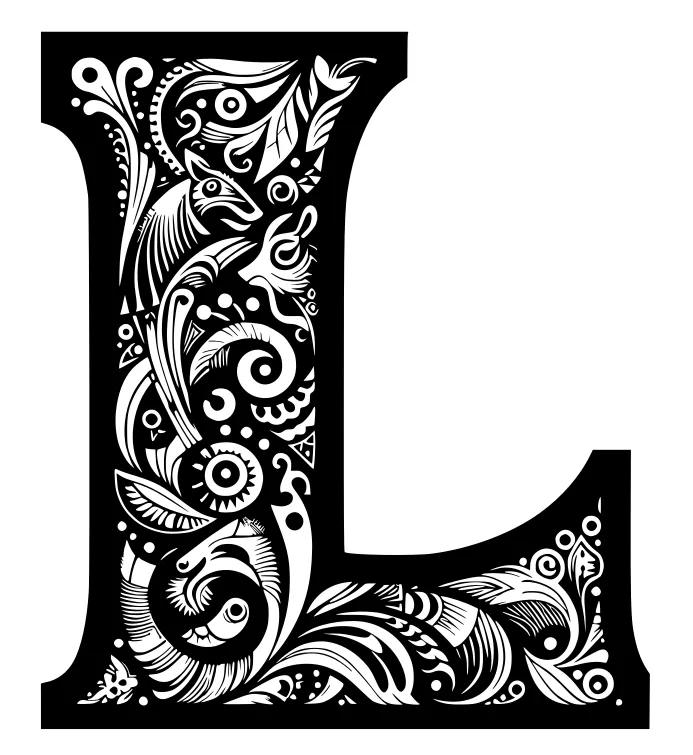 Crazy alphabet: Letter L by Nina Máčová | Download free STL model ...