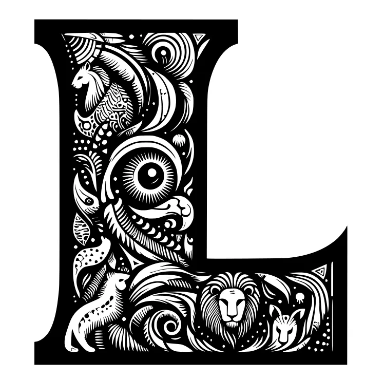 Crazy alphabet: Letter L by Nina Máčová | Download free STL model ...