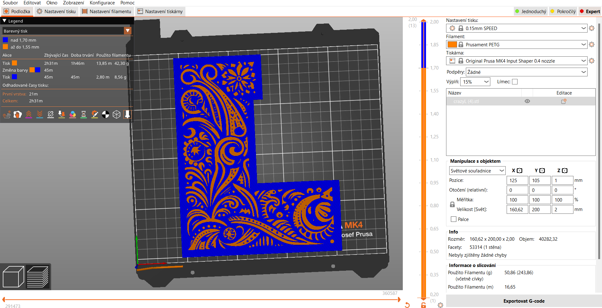 Crazy alphabet: Letter L by Nina Máčová | Download free STL model ...