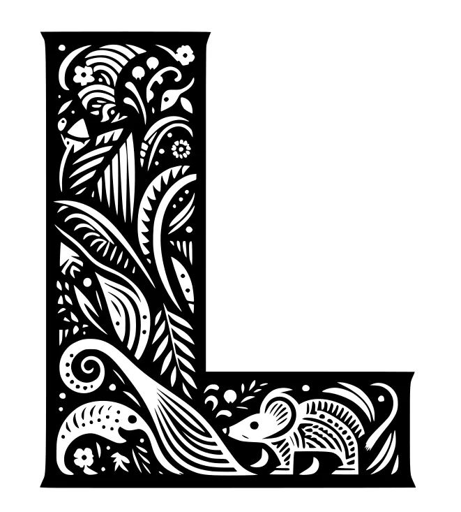 Crazy alphabet: Letter L by Nina Máčová | Download free STL model ...