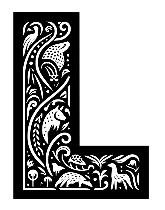 Crazy alphabet: Letter L by Nina Máčová | Download free STL model ...