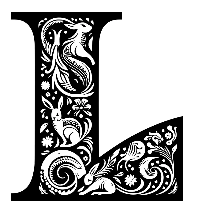 Crazy alphabet: Letter L by Nina Máčová | Download free STL model ...