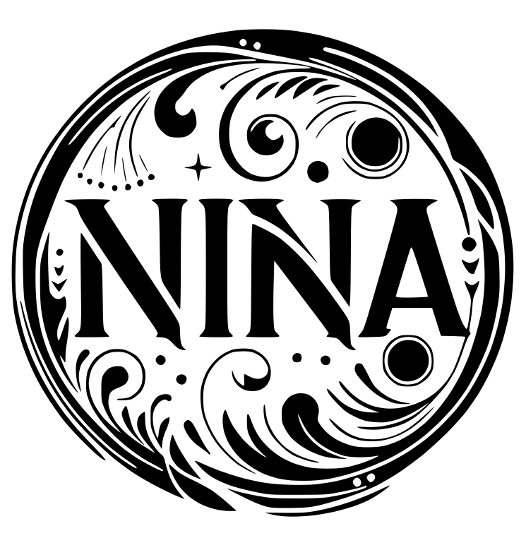 Name tag: Nina by Nina Máčová | Download free STL model | Printables.com