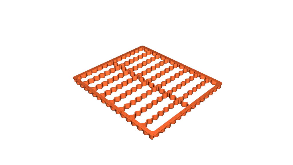 Classic long cookie cutter 16 at once by gerrrciu | Download free STL ...